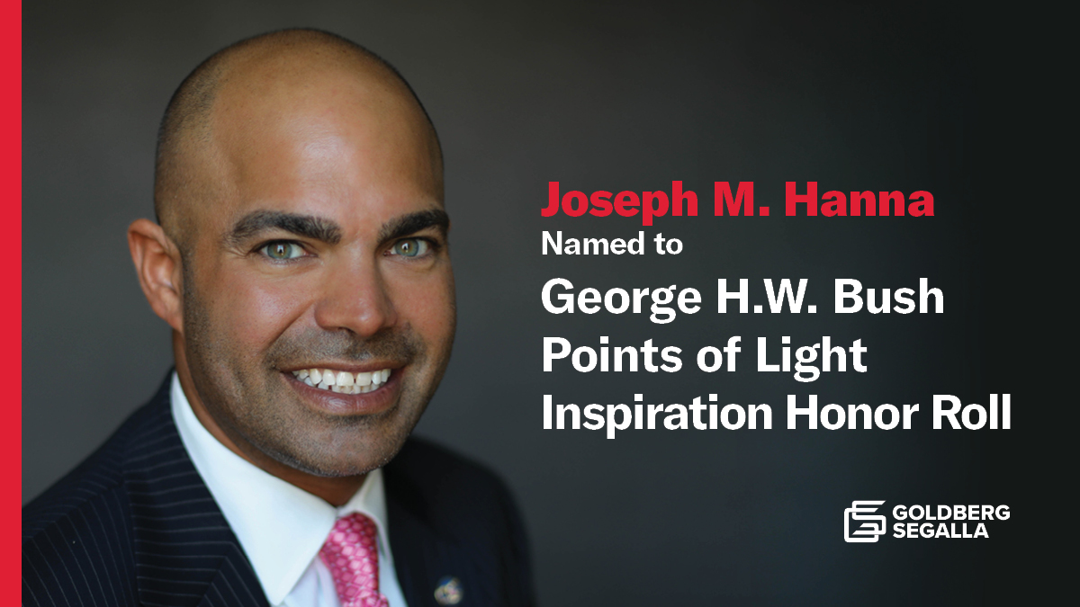 Joseph M. Hanna Named to George H.W. Bush Points of Light Inspiration ...