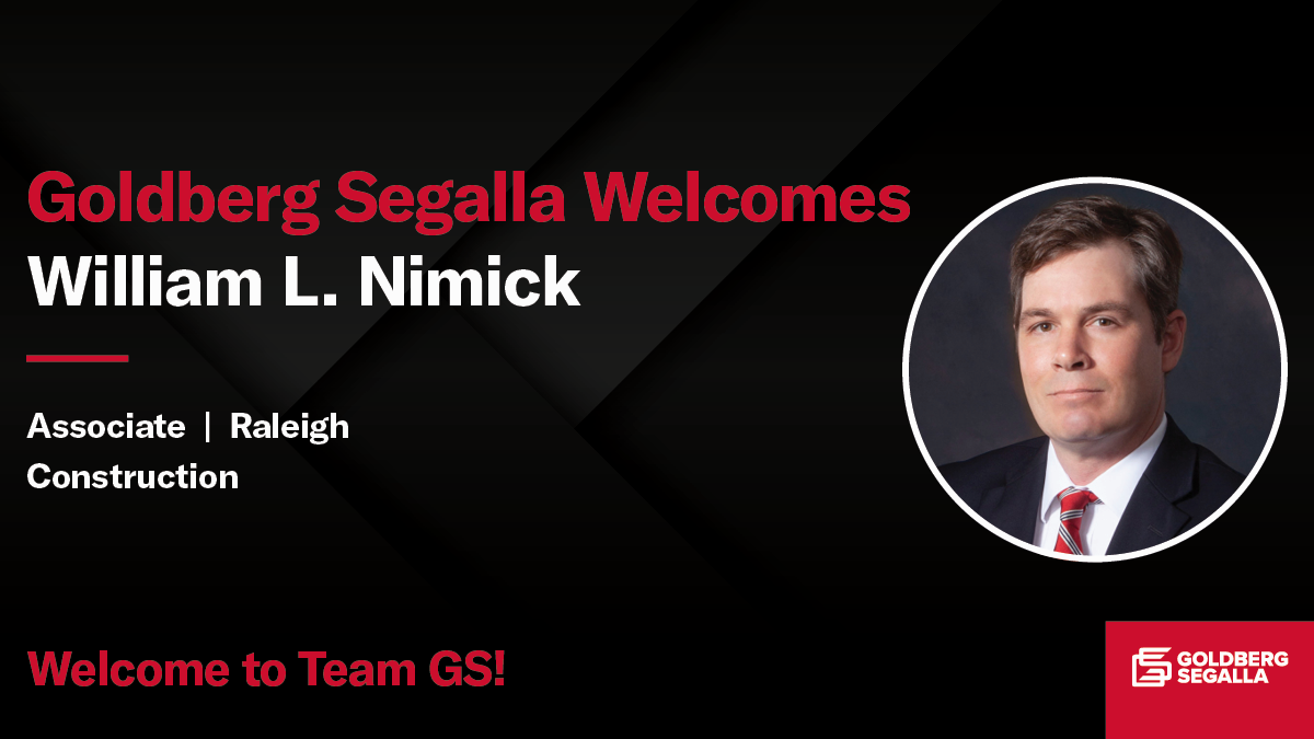 Goldberg Segalla Welcomes William L. Nimick | News | Goldberg Segalla