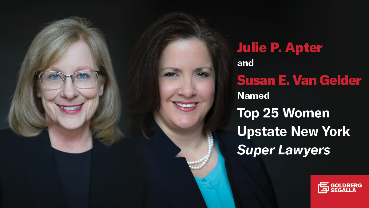 Goldberg Segalla Partners Named to Top 25 Women among Upstate New York ...